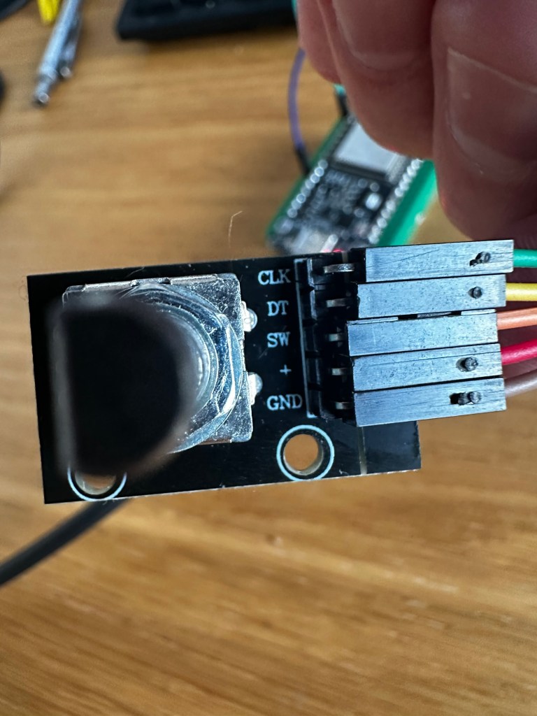 Using a Rotary Encoder with ESP32-C6 to make a Matter Dimmer Switch ...